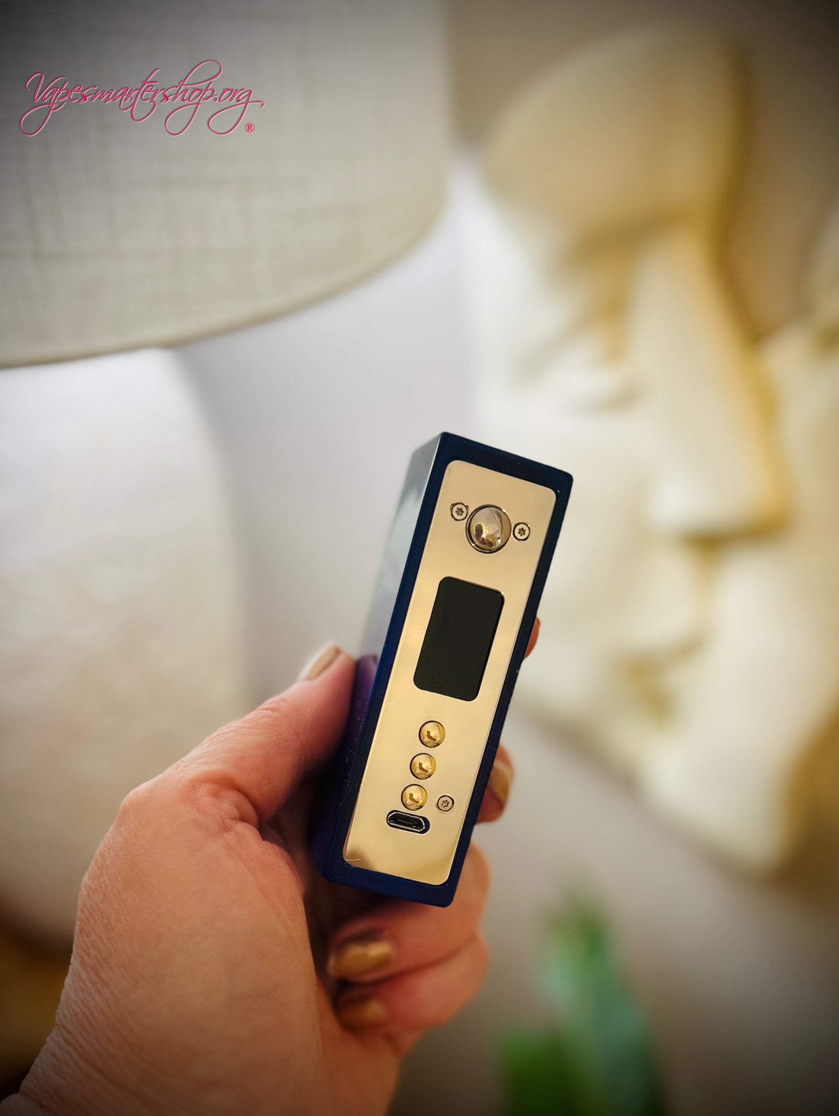 Evolv Dna75c single 18650 battery stabwood hybrid mod polished stainle ...